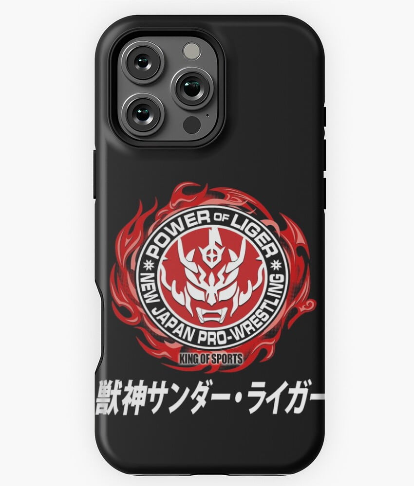 JUSHIN THUNDER LIGER Wrestler Mask Phone Case for iPhone 16 15 14 13 12 ...