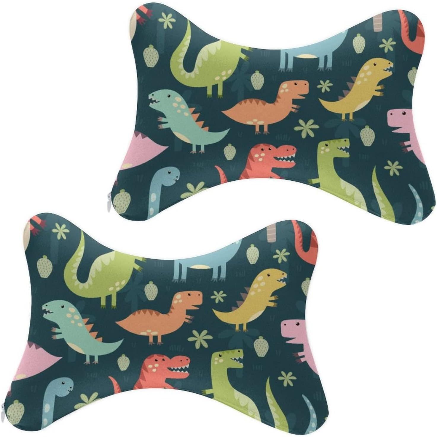 JUSIP 2 Pieces Memory Foam Car Headrest Protect Neck Pillow for Driving ...