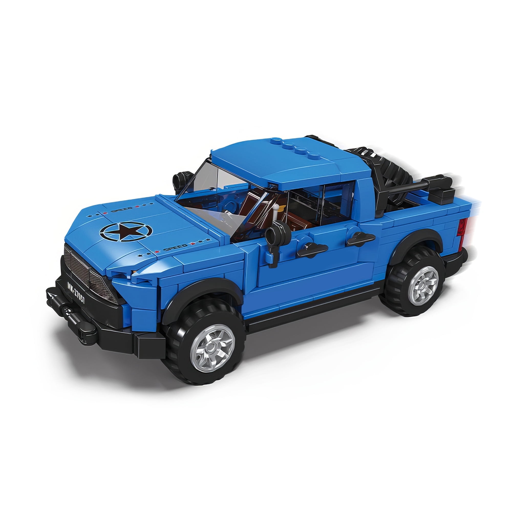 JUSIP 465 PCS Car Building Block Set Speed Champion Pickup Truck Model ...