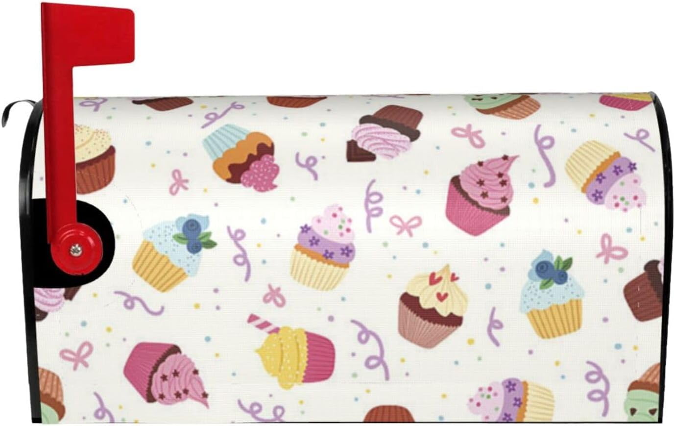 JUSIP Colorful Ice Cream Print Mailbox Cover Standard Size 18" X 21 ...