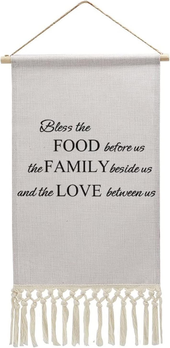 JUSIP Positive Saying Wall Hanging Posters Be Our Guest Bible Verse ...