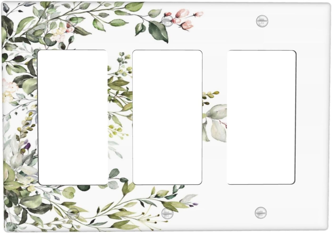 JUSIP Sage Green Eucalyptus Watercolor Flower Leaves Plant Boho Floral ...