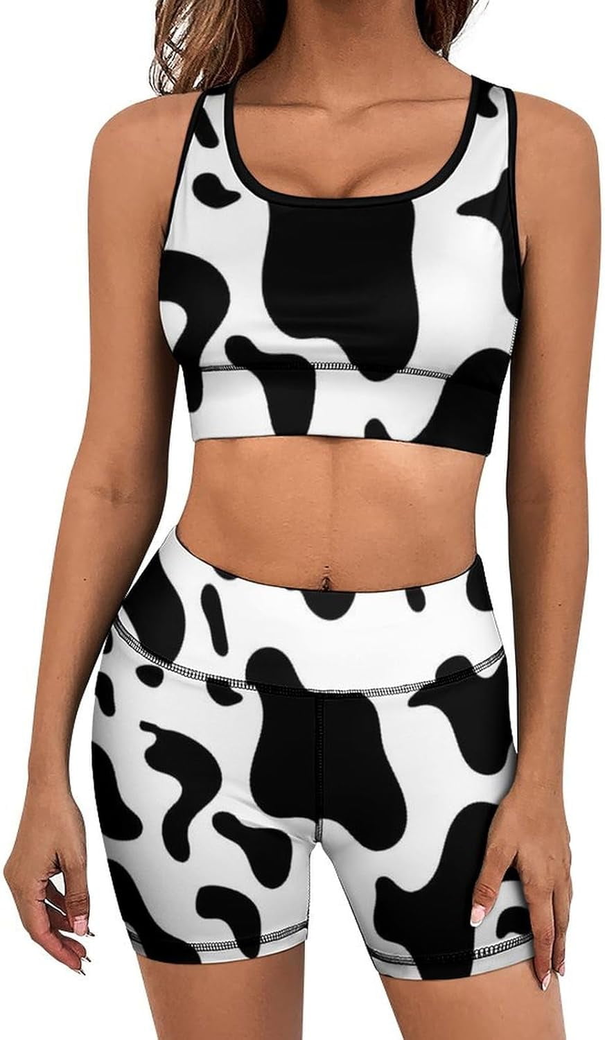 JUSIP Women 2PCS Sport Workout Outfit Sets Yoga Fitness Clothes ...