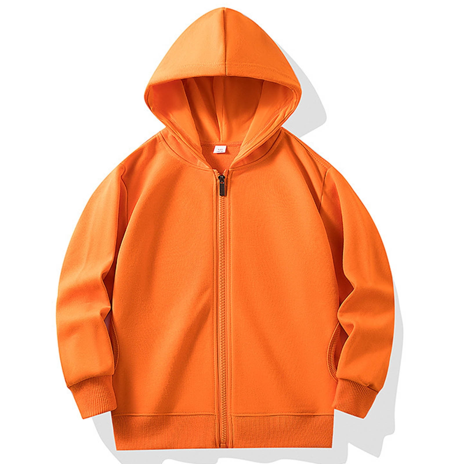 JUSLIO Girls Hoodie Fall/Winter Zipper Hooded Sweatshirt Casual ...