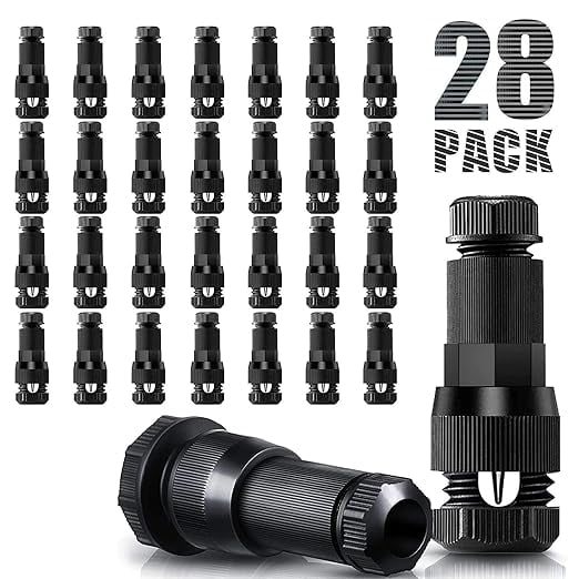 JUSONEY 28 Pack Waterproof Low Voltage Wire Connectors, 12-20 Gauge ...