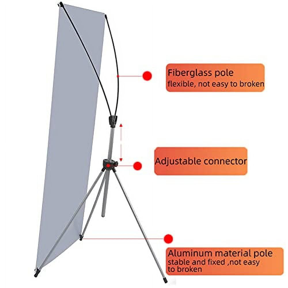 JUST 4 SIGNS X Banner Stand 36"x78" (1 PACK) with Portable Travel Bag ...