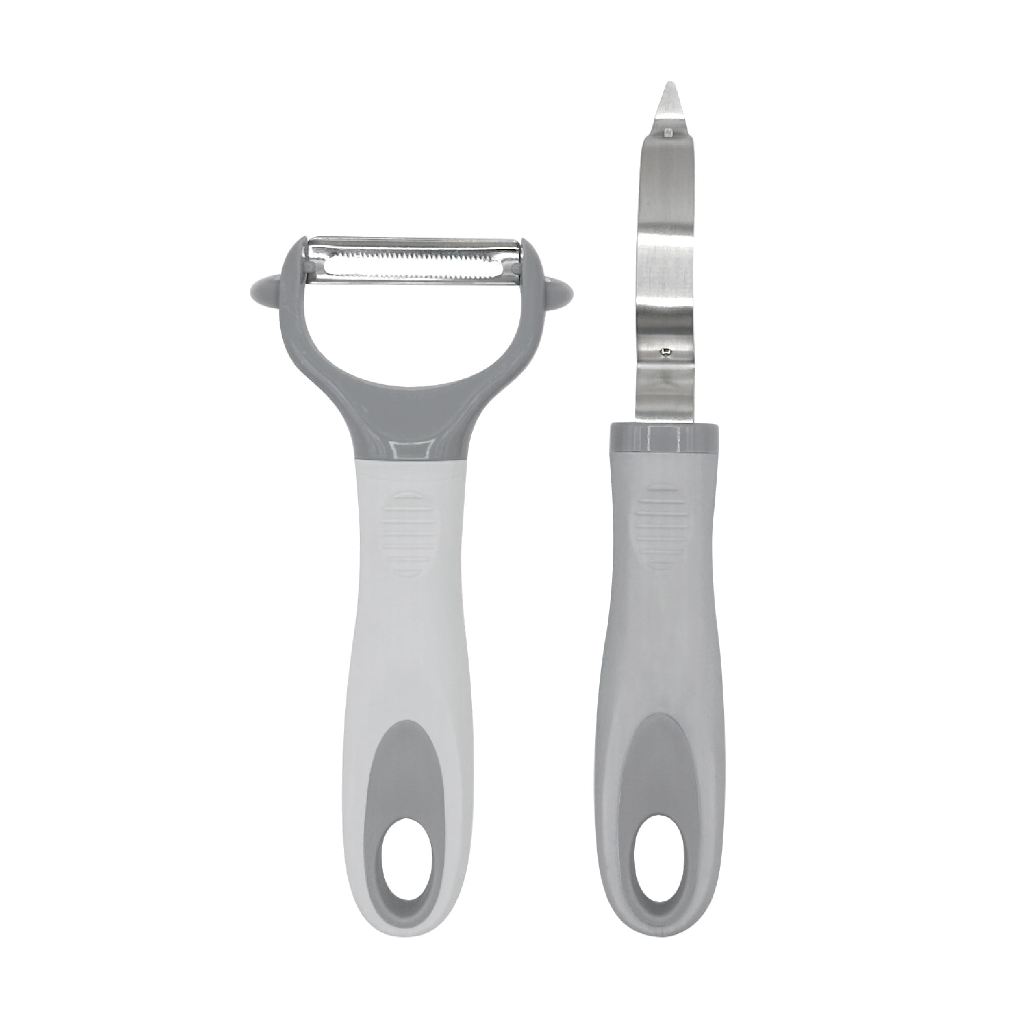 JUST COOK 2-Piece Sage Vegetable Peeler Set, I & Y Peeler with Easy ...