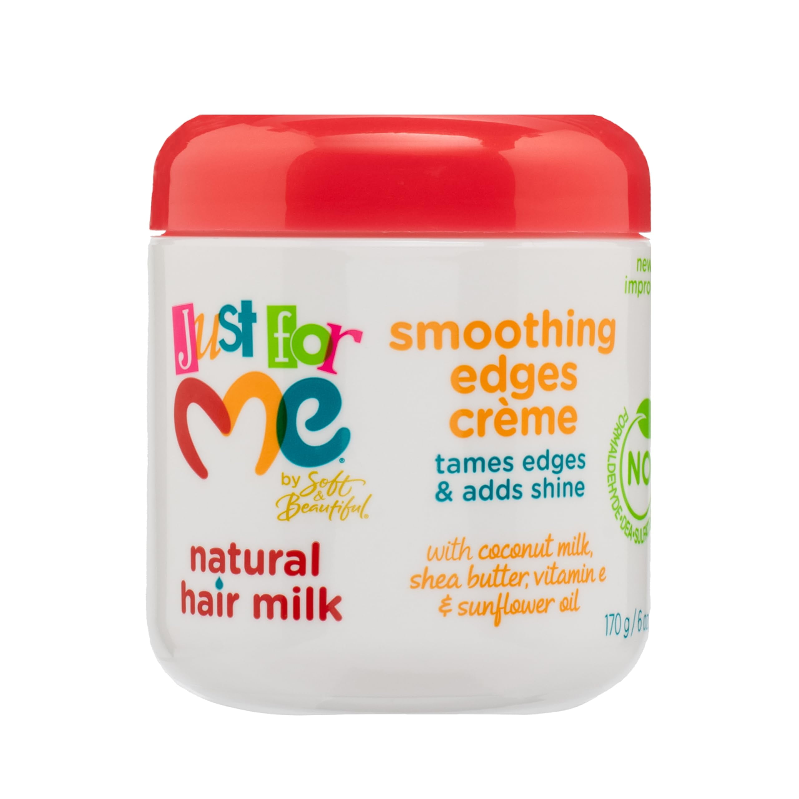 JUST FOR ME - Natural Hair Milk Smoothing Edges Crème, 6 Oz. with ...