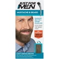 JUST FOR MEN Light Brown Hair Coloring, Natural-Looking Beard Color Kit ...