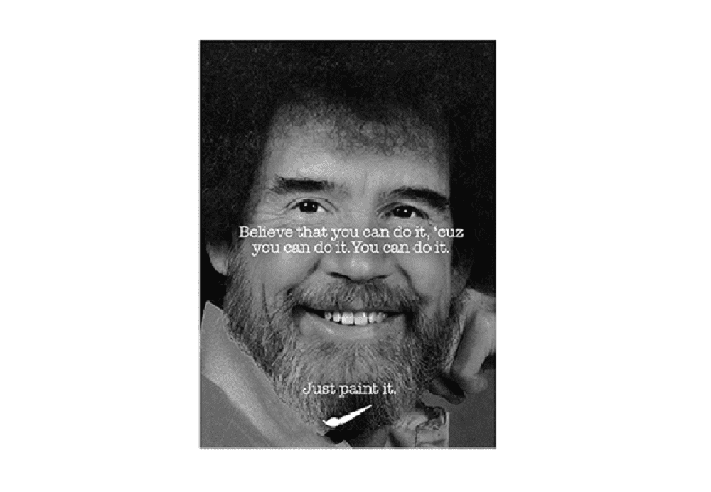 JUST PAINT IT BOB ROSS MAGNET - Officially Licensed Just Paint It ...