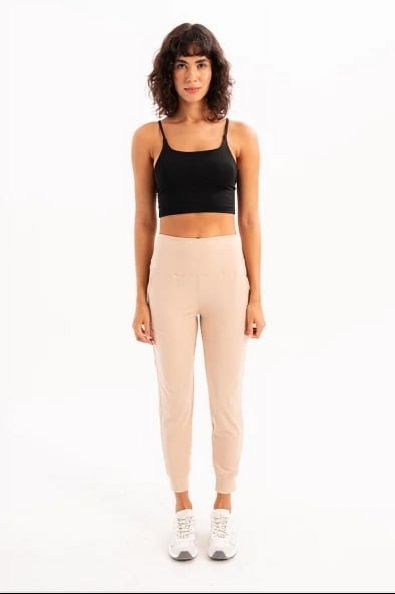 JUSTEVER High Waist Relaxed Fit Jogger Women's Sweatpants - Beat - Walmart.com