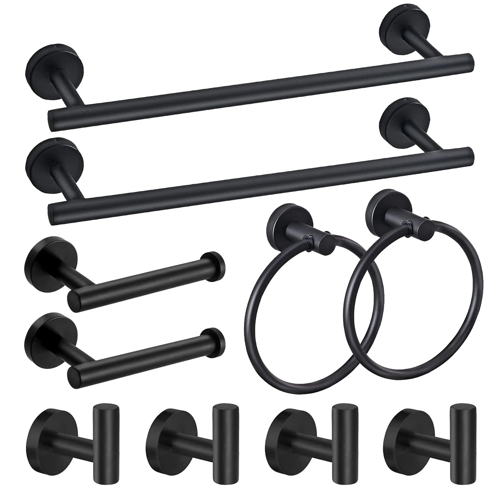 JUSTHERE 10 Pieces Matte Black Hardware Set, Accessories Stainless ...