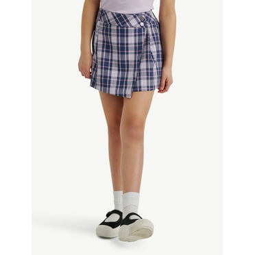 Justice Girls Collab Asymm Pleated Skirt, Sizes XS - XLP - Walmart.com
