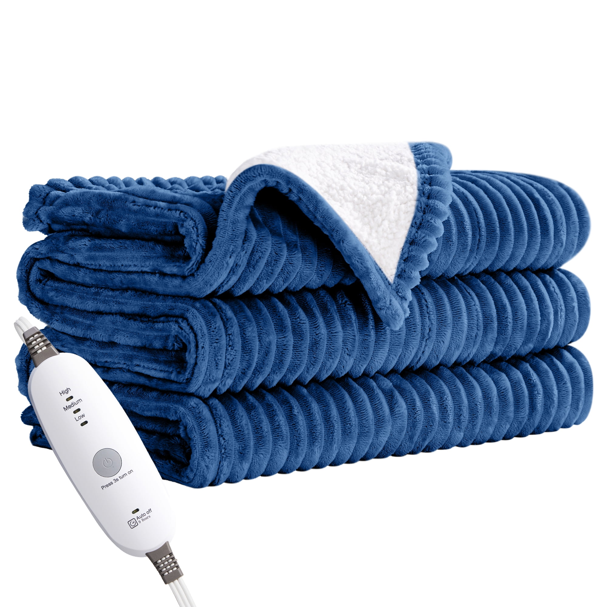 JUSTLET Heated Blanket Electric Throw, 50"x60" Heating Blanket Throw, 6 ...