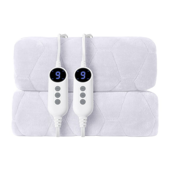 Heated Mattress Pad Twin Size,Electric Mattress Pad with Preheat ...