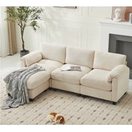 Homall Modern U-Shape Sectional Sofa, Chenille Fabric Modular Couch, 4 ...