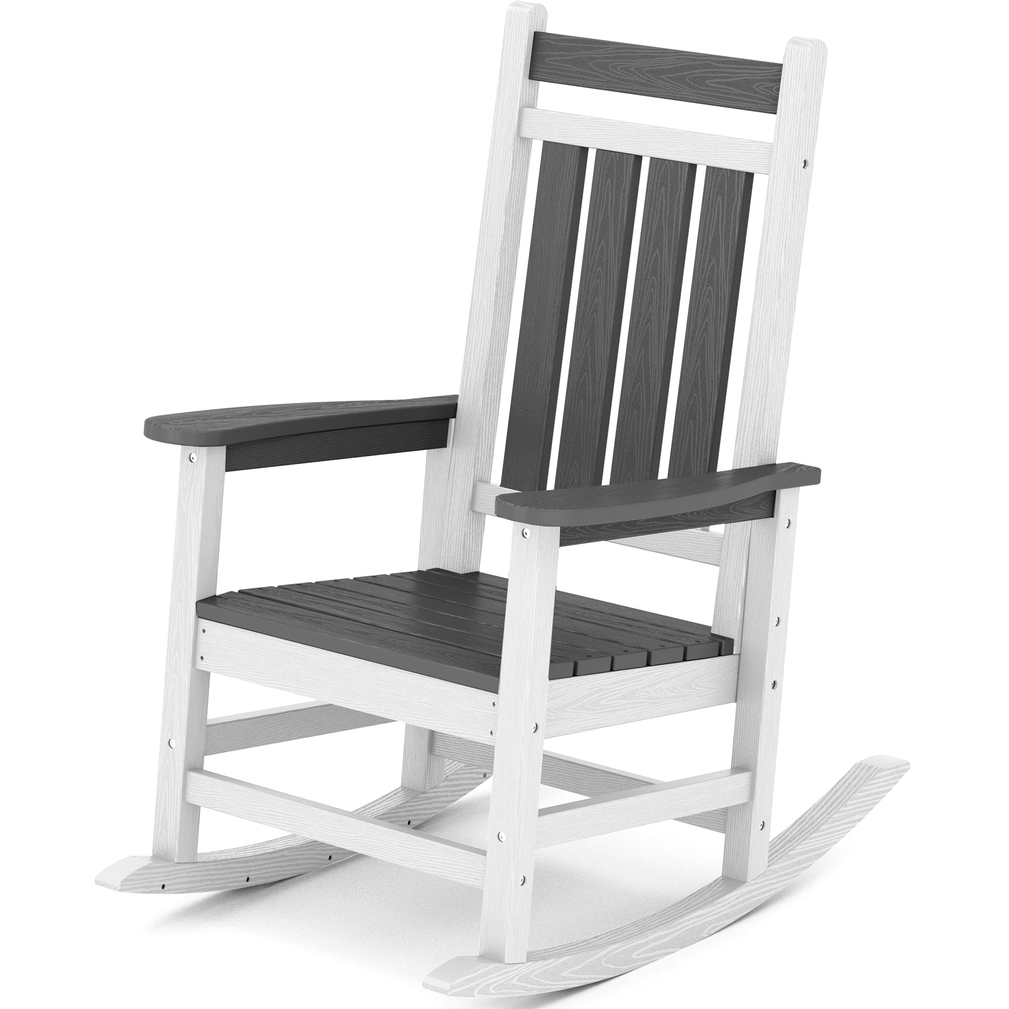 Vineego Outdoor Patio Rocking Chair, Weather Resistant Oversized Porch ...