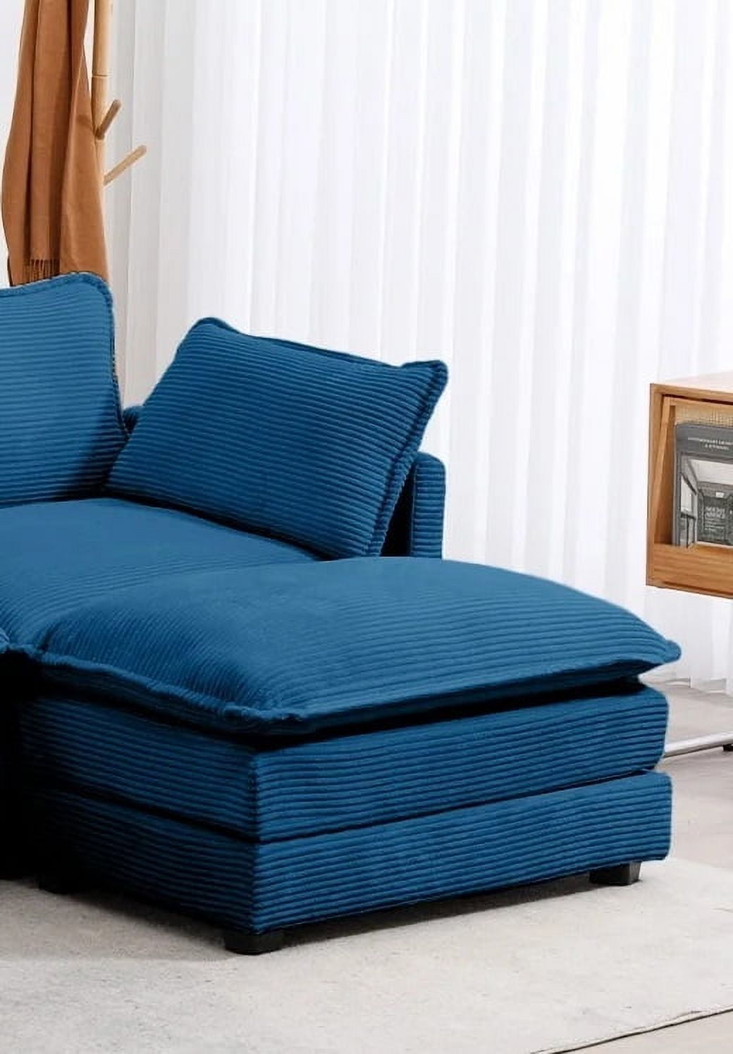JUSTLET Sofa Accessories, Single Seat with a Ottoman Couch Accessories ...