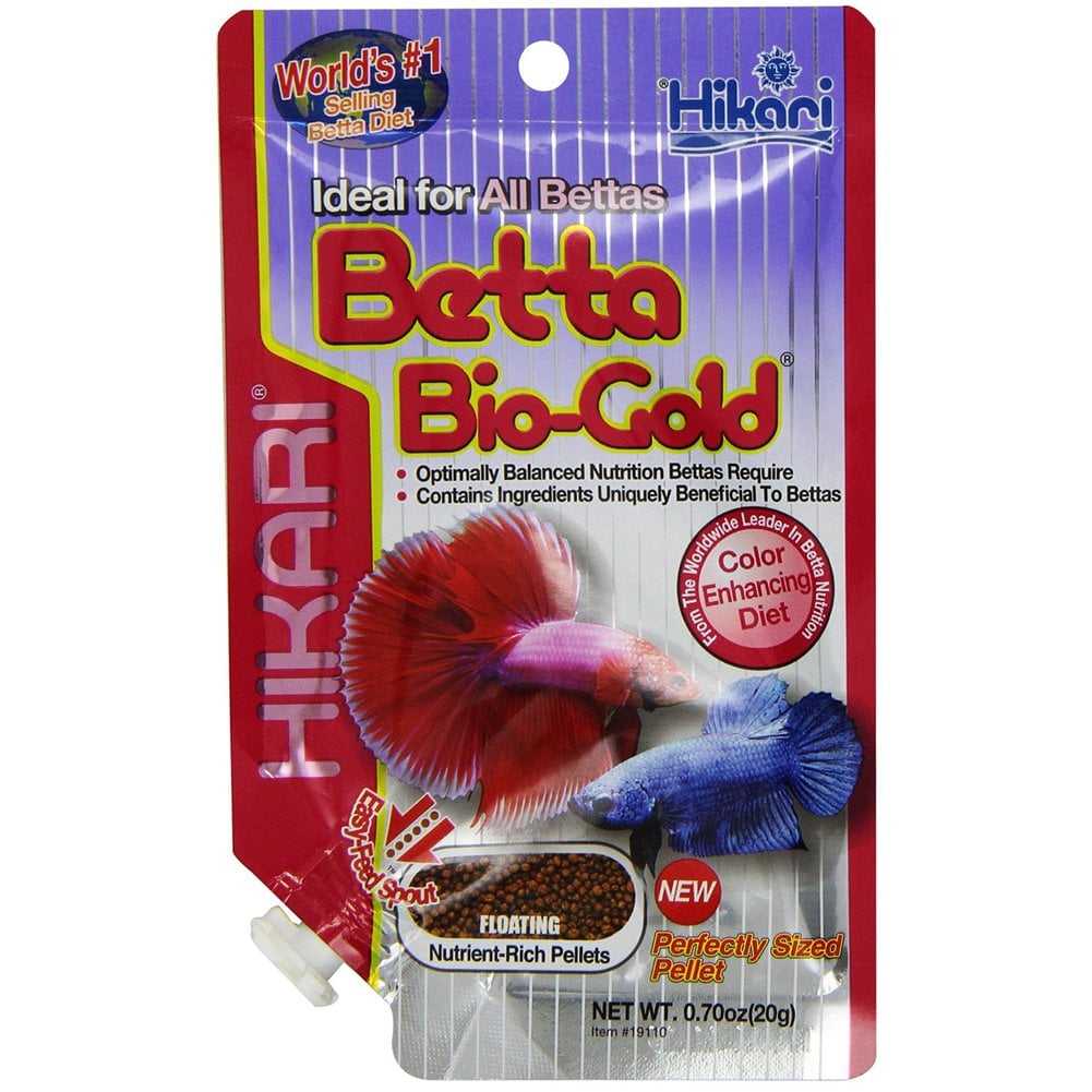 JUSTSWAG Hikari Betta BioGold MMF7 Baby Pellet 0.7oz [2-Pack] - Walmart.com