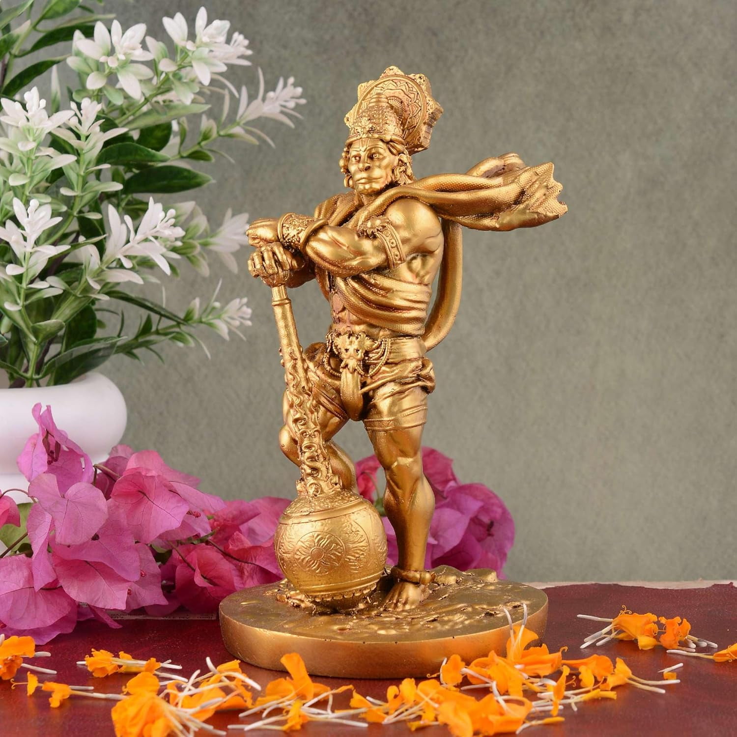 JUTER Bahubali Hanuman Ji Murti for Car Dashboard Home Decor Pooja Room ...