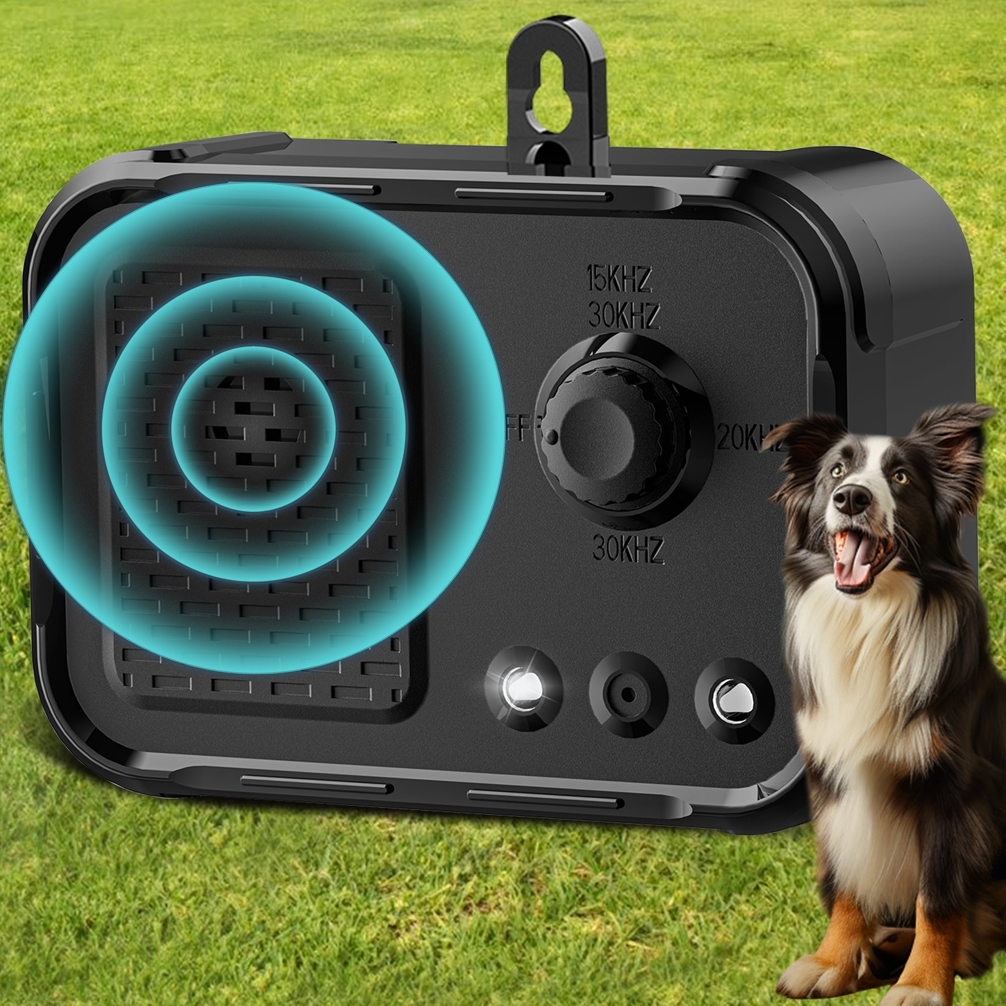 JUUTREN Anti Barking Device for Dogs, Rechargeable Ultrasonic Dog Bark ...