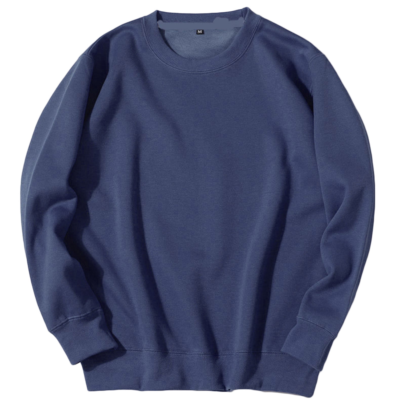 JUUYY Crewneck Sweatshirt for Men Fall Winter Clothes Loose Casual Base ...