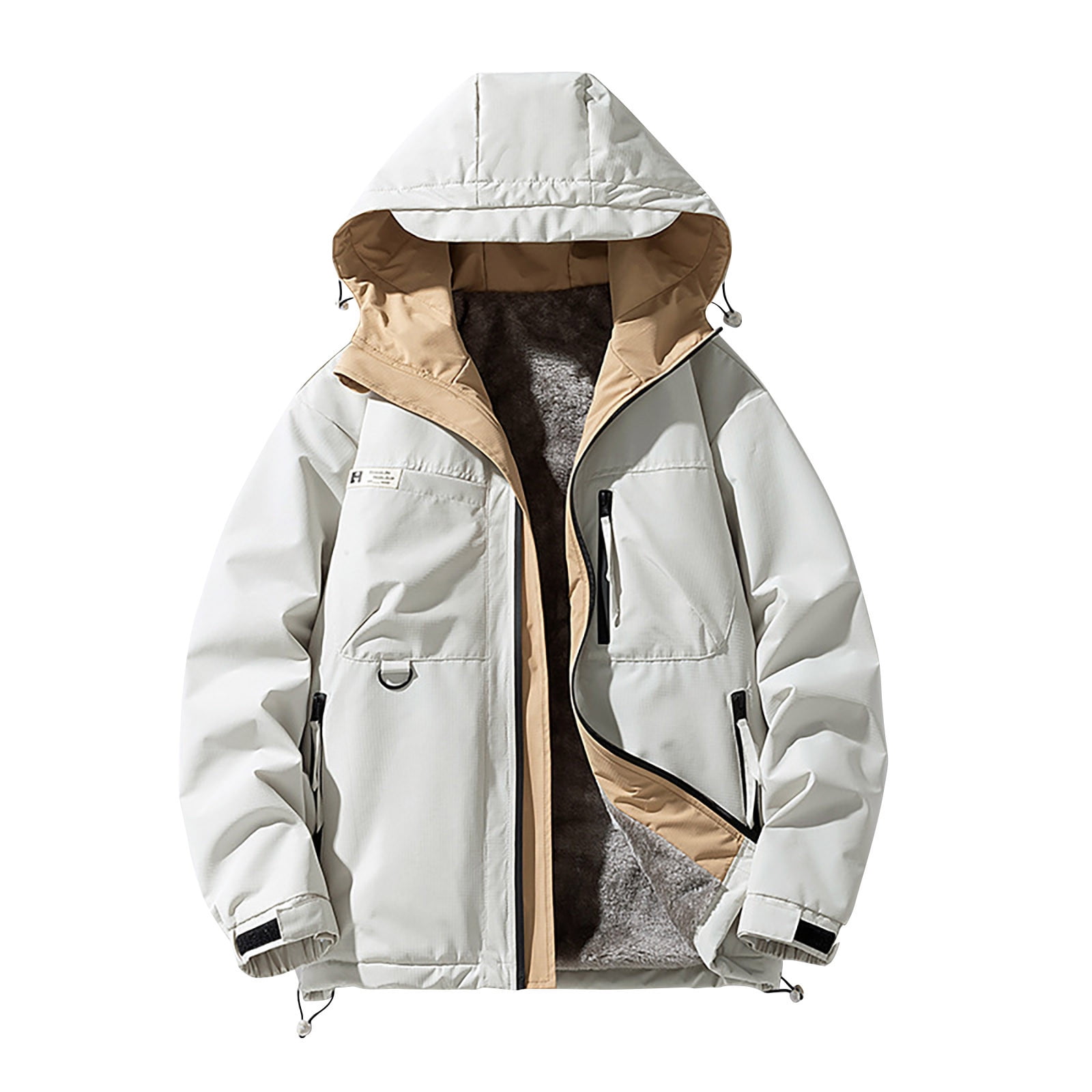 JUUYY Men's Lightweight Down Puffer Jacket Classic Full Zip Parka ...