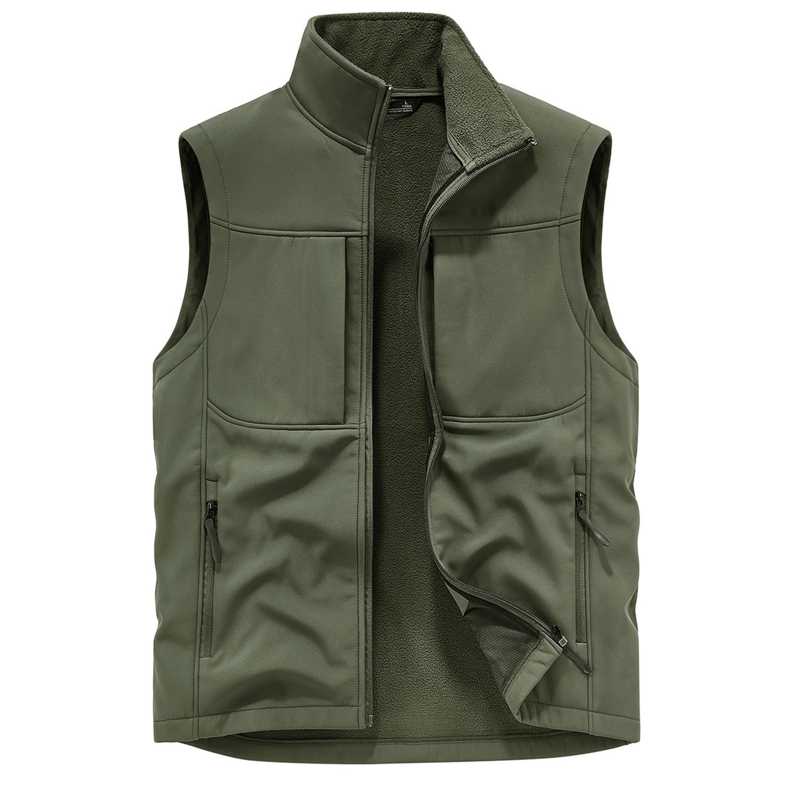JUUYY Men's Outdoor Activities Golf Lightweight Photo Full Zipper Vest ...