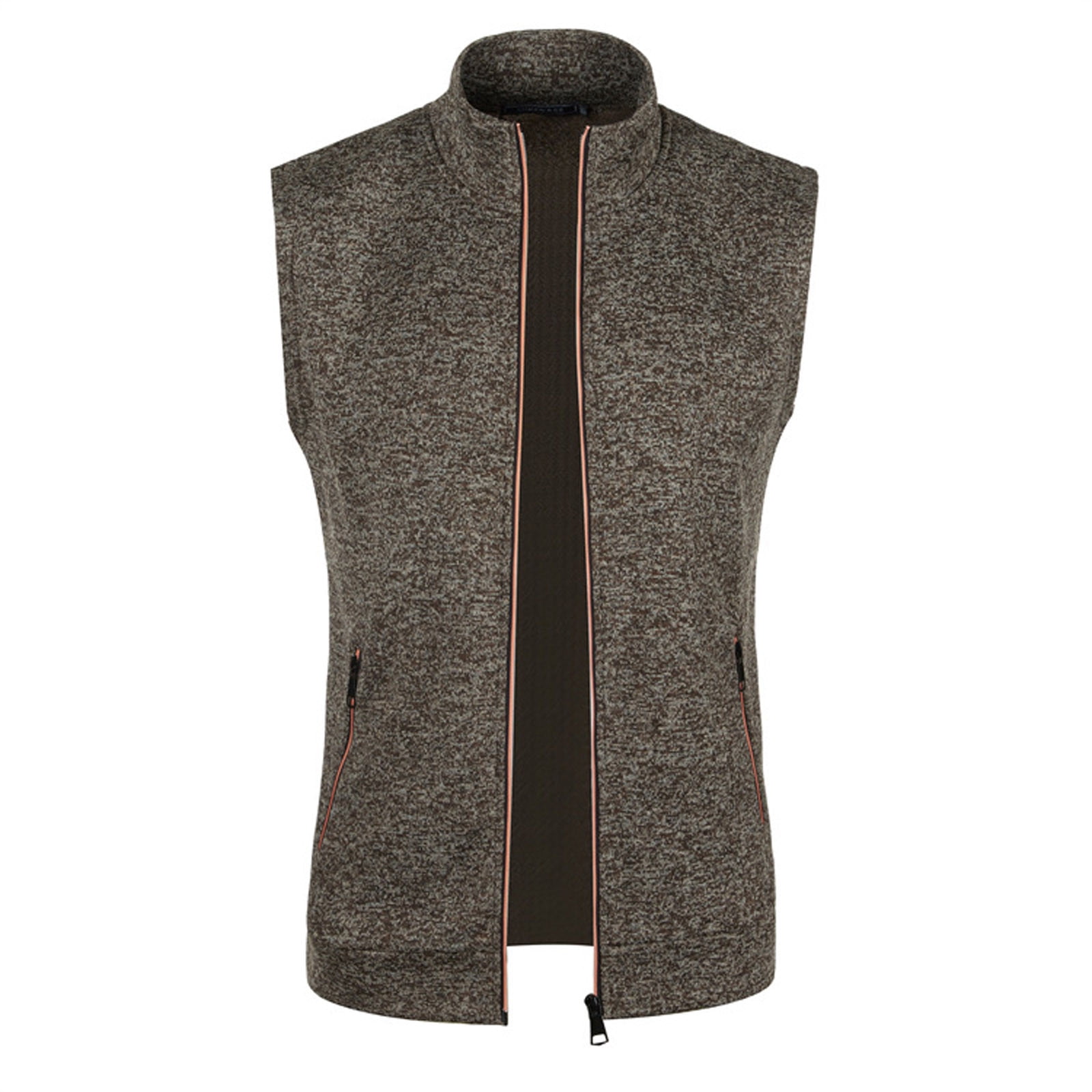JUUYY Men's Sweater Vest Knitted Sleeveless Cardigan Sweater Fall ...