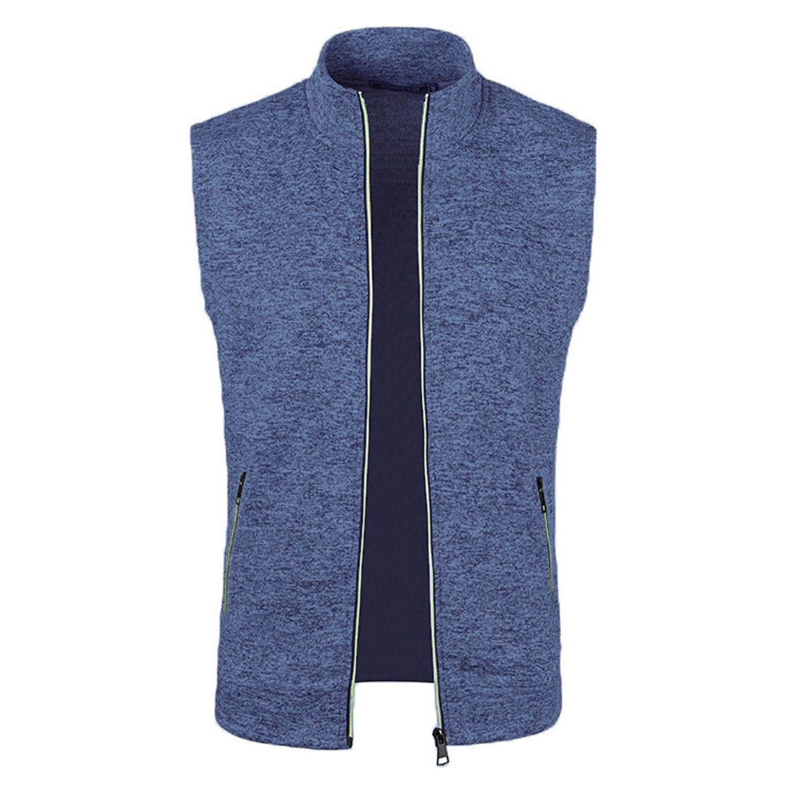 JUUYY Men's Sweater Vest Knitted Sleeveless Cardigan Sweater Fall ...