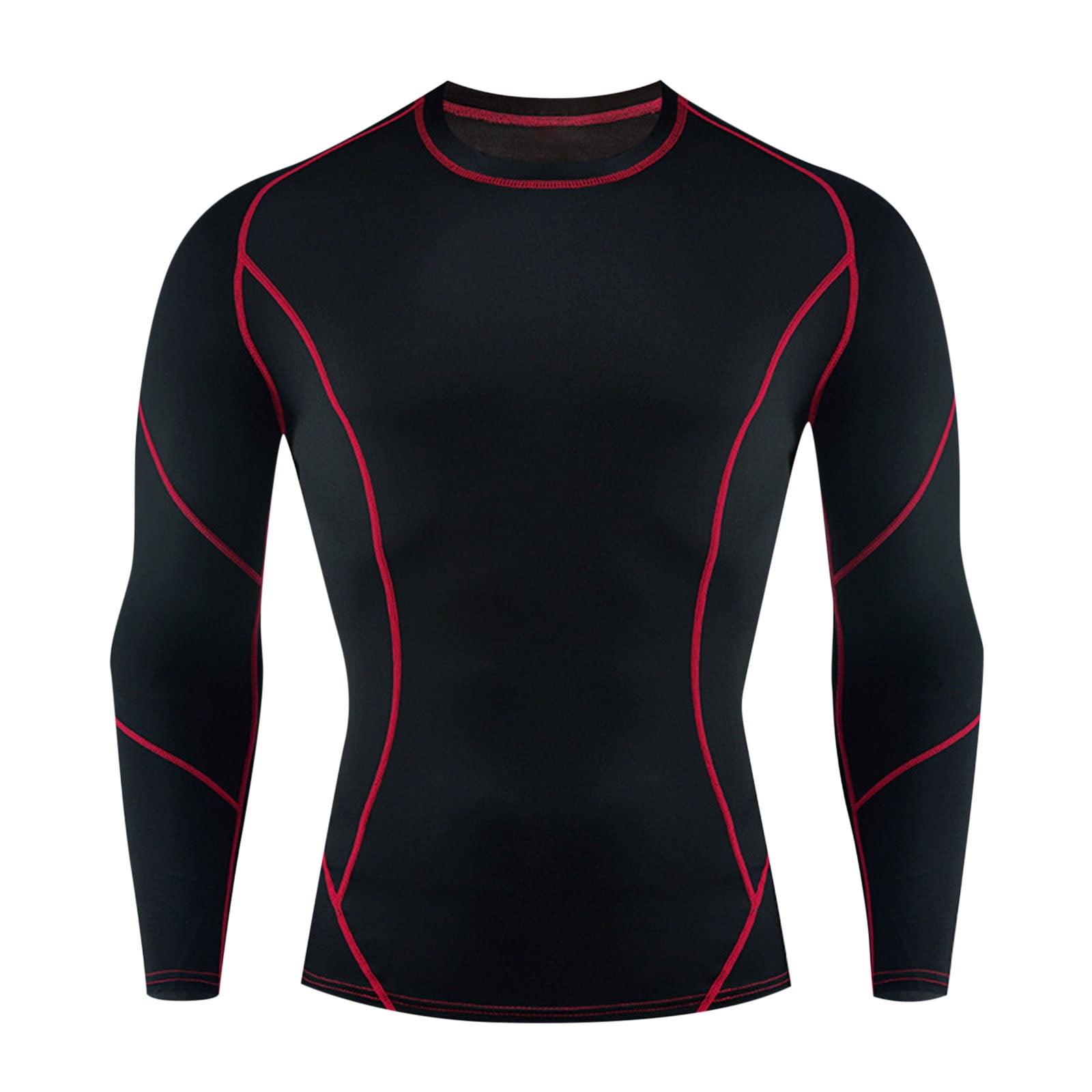 JUUYY Men's UPF 50+ Long Sleeve Compression Shirts Water Sports Rash ...