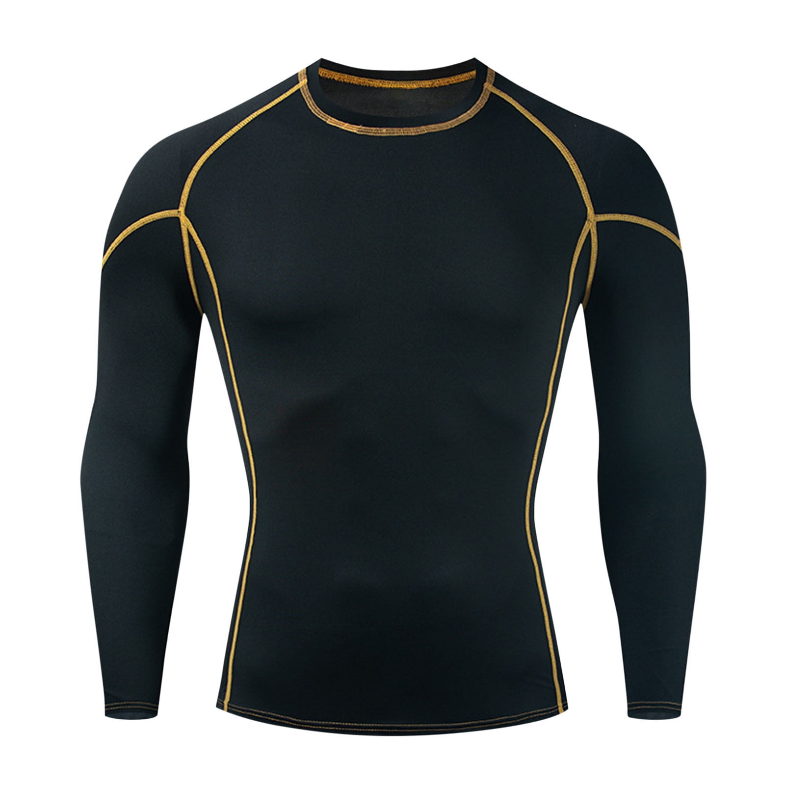 JUUYY Men's UPF 50+ Long Sleeve Compression Shirts Water Sports Rash ...