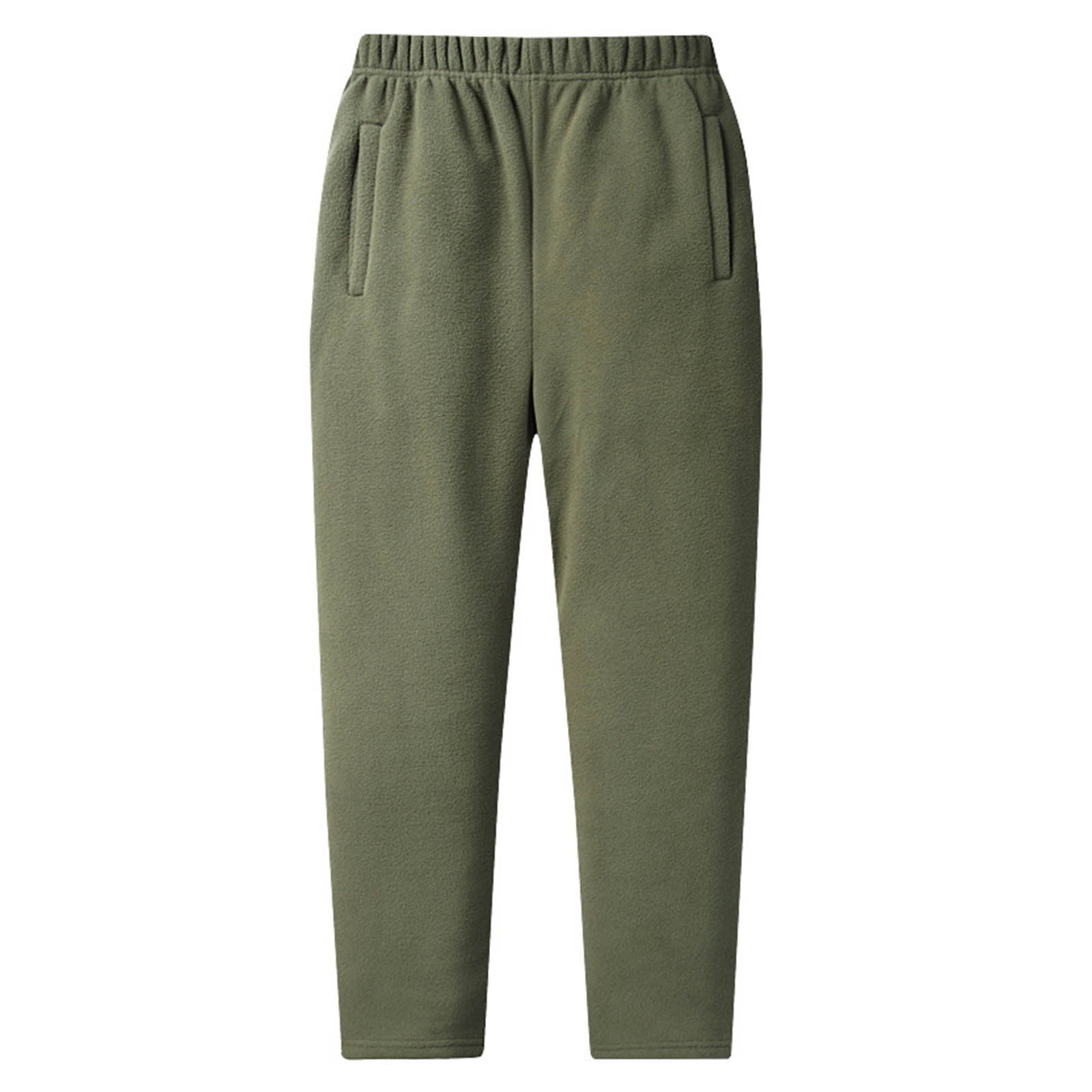 JUUYY Mens Winter Warm Fleece Pants Fuzzy Fleece Lined Thicken Plush ...