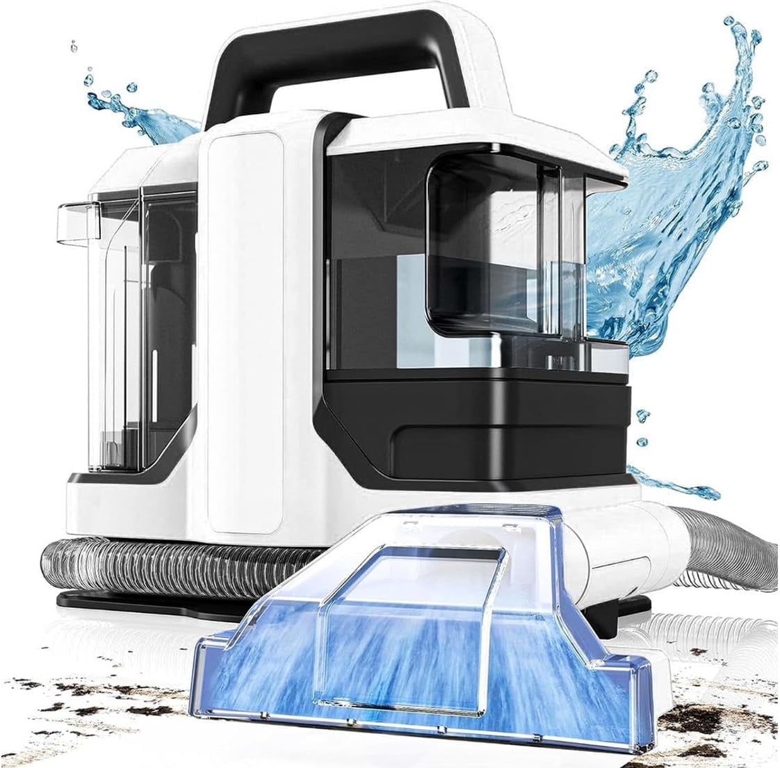 JUVIW Handheld Fabric Cleaning Machine Car Cleaning Pet Hair Cleaning ...