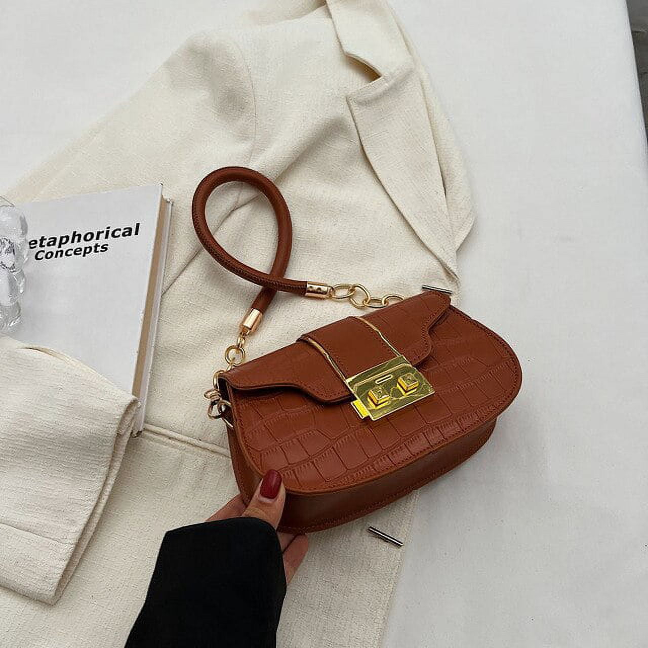 JUYGO Korean Style Fashion Shoulder Bag Solid Pu Leather Small Handbags ...