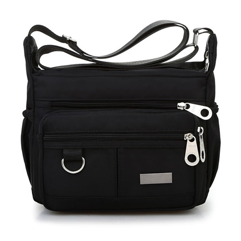 JUYGO Ladies Women's Fashion Solid Color Nylon Crossbody Bag for Women ...