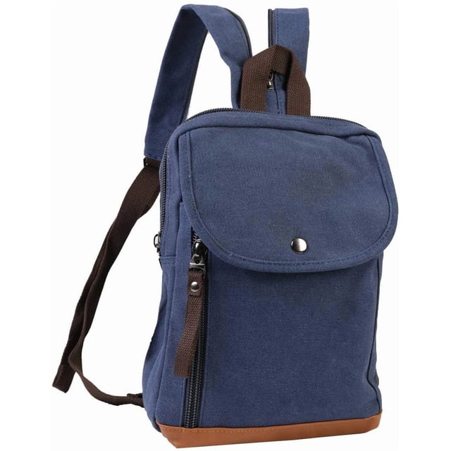JUYGO Mini Canvas Backpacks Casual Strong Small Packback Daypack,181002 ...