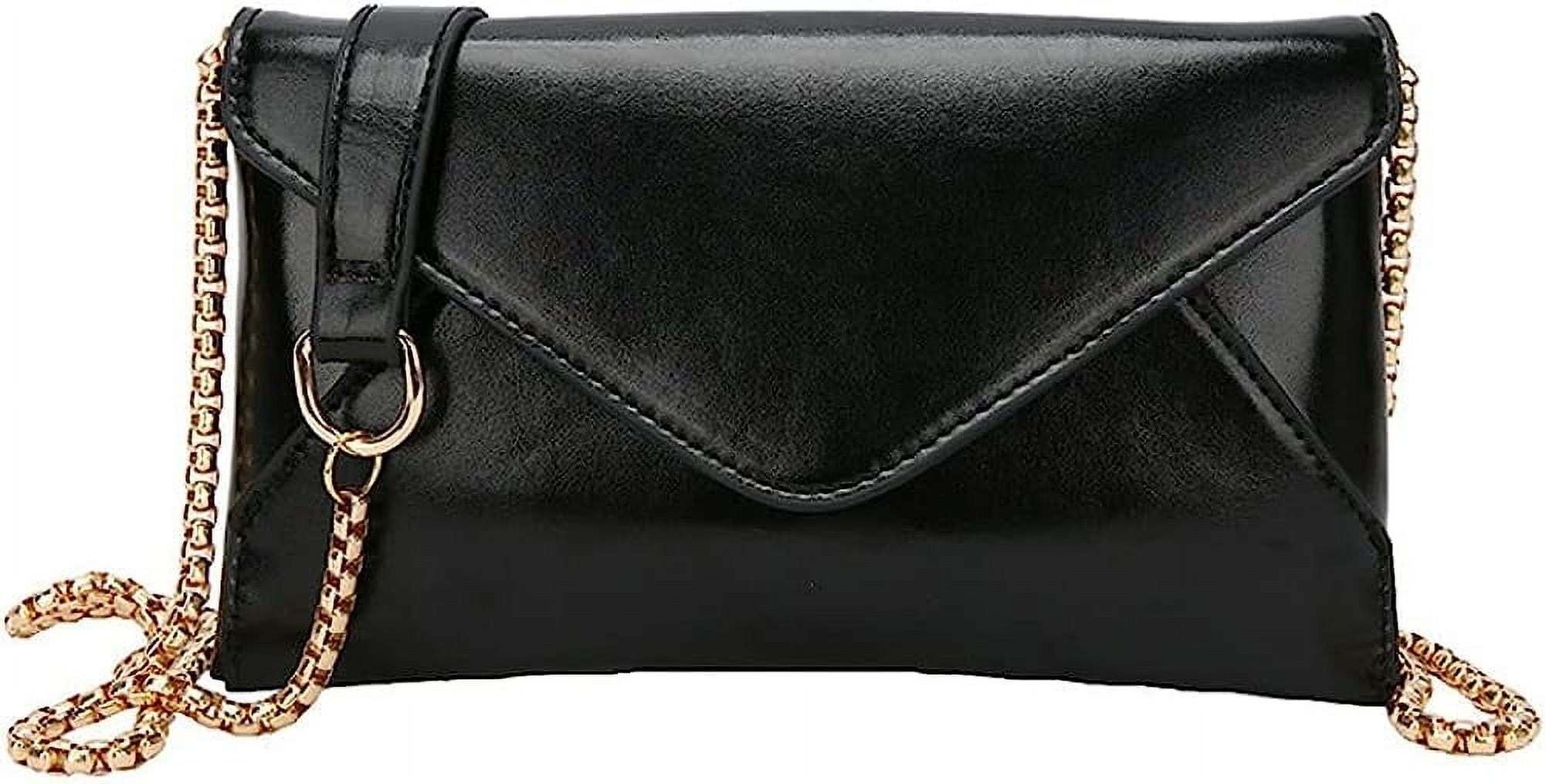 JUYGO Purses Handbag Envelope Evening Clutch Crossbody Bags Glossy ...