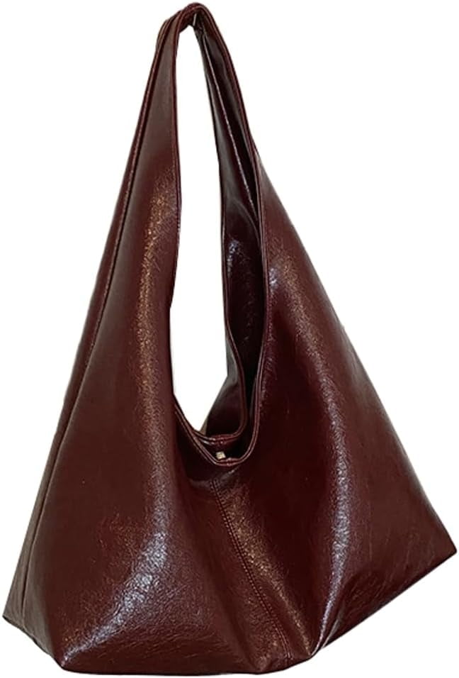 JUYGO Tote Bag Slouchy Bags for Women Retro PU Leather Crossbody Bag ...