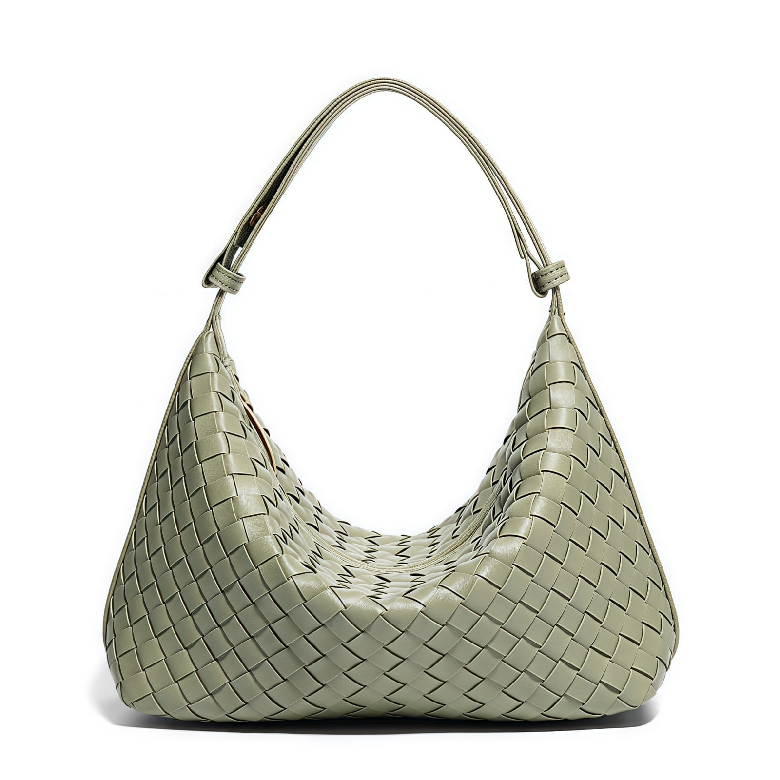 JUYGO Woven Tote handbag for women PU leather top-handle shoulder bag ...