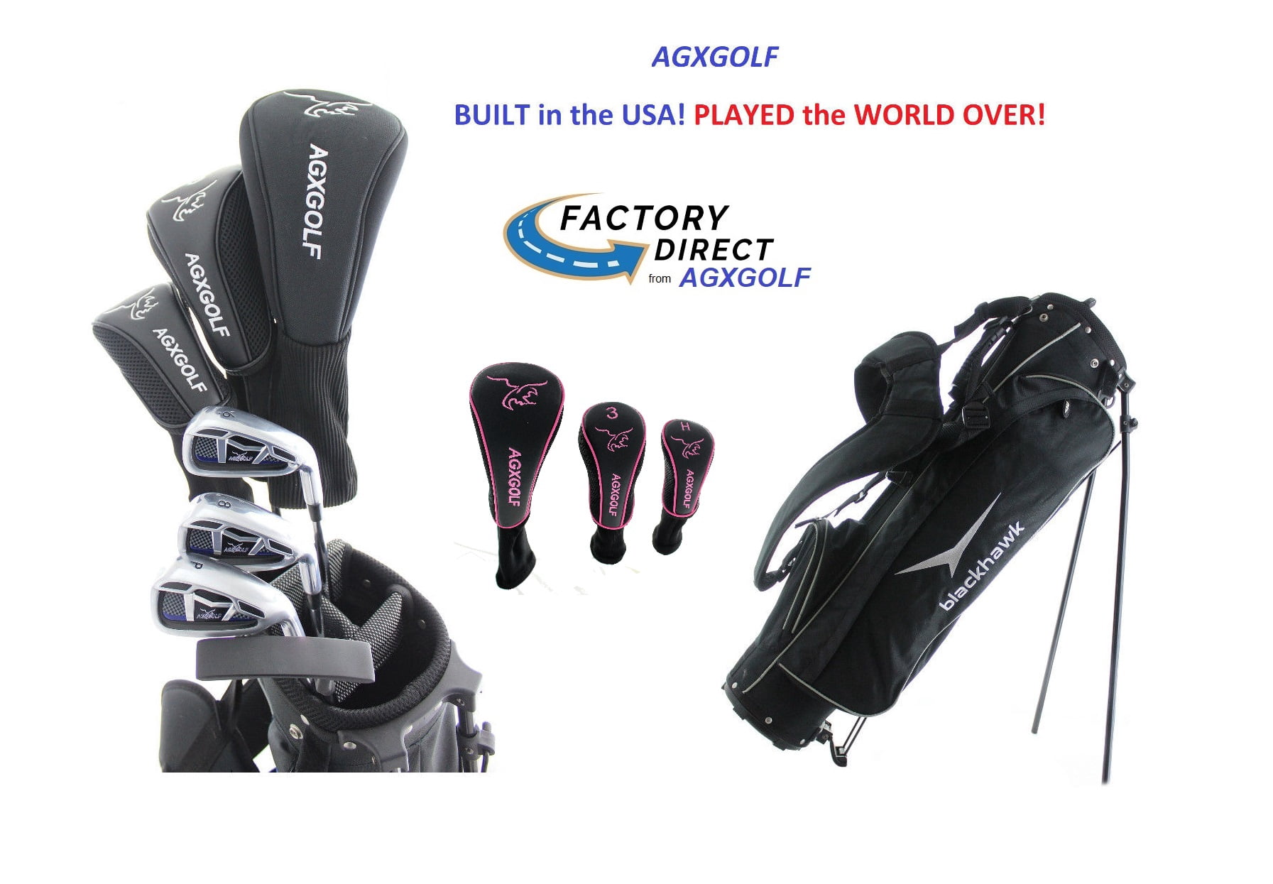 JV Magnum Graphite Golf Club Set for Girl's Heights of 4'8" - 5'3 ...