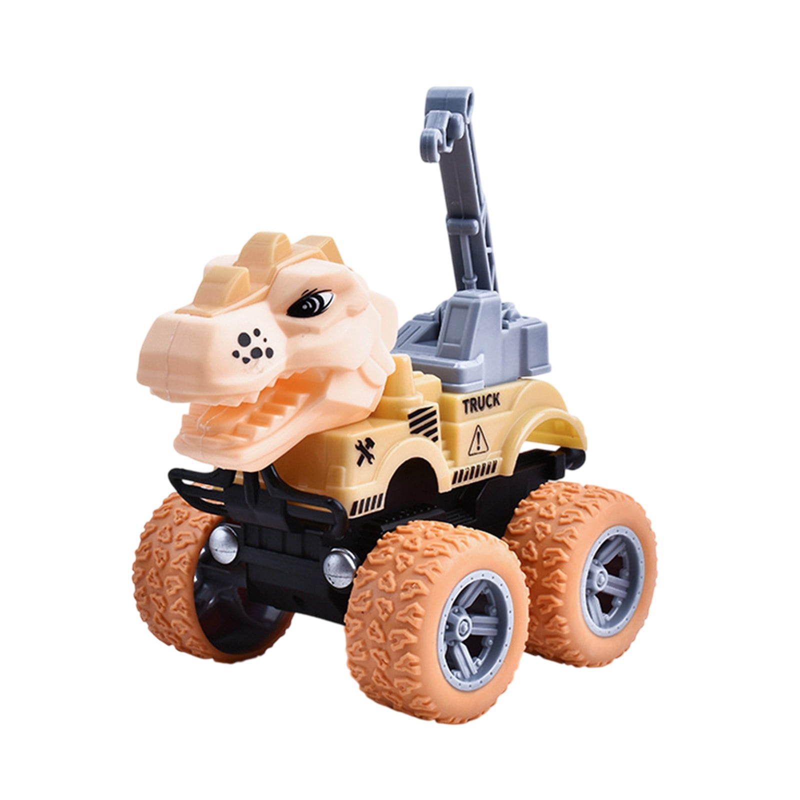 JVBTVB Dinosaur Excavator Toy Press & Go Construction Vehicle 4.3 Inch ...