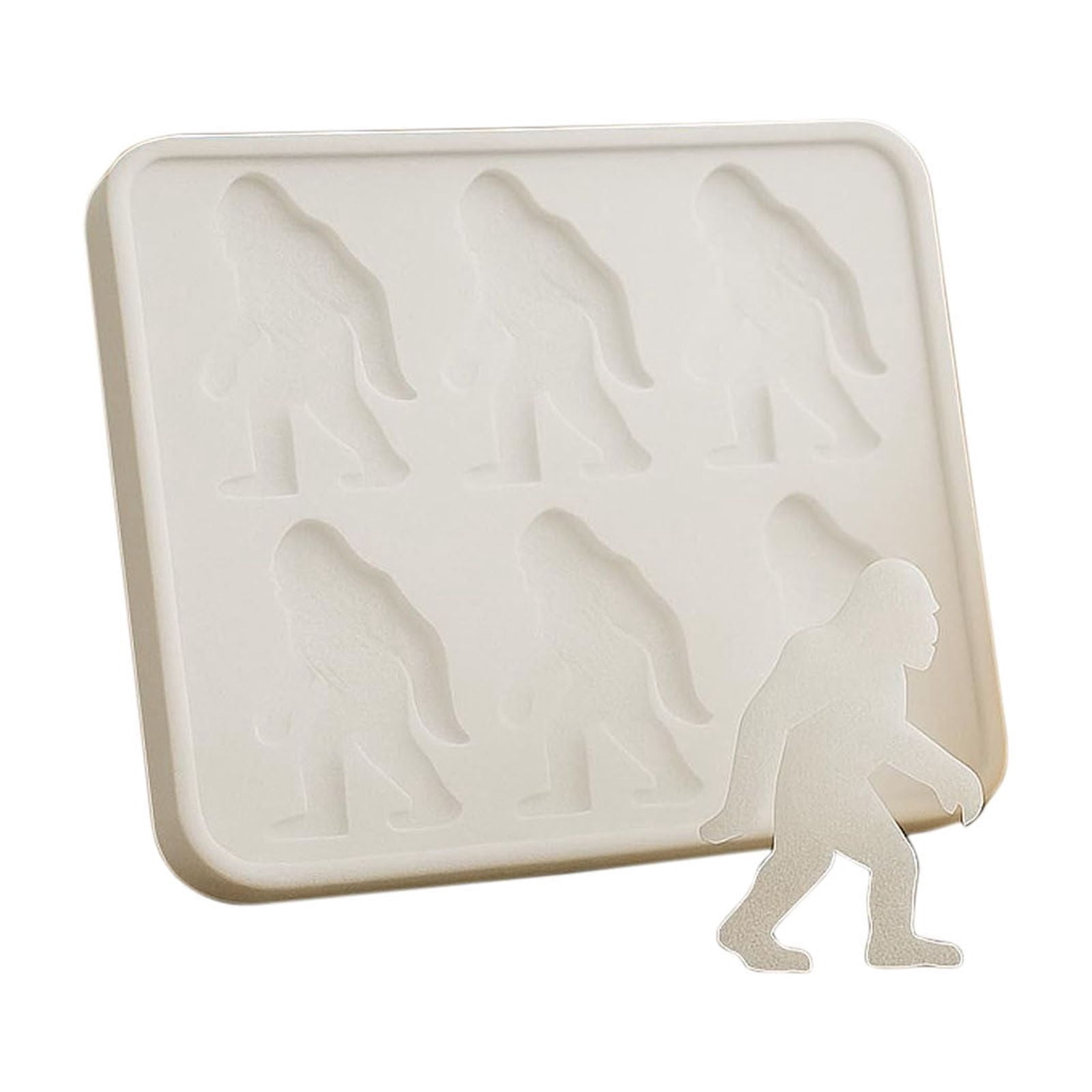 JVBTVB Large Ice Mold with Grid Pattern, Food Grade Silicone Ice Tray ...
