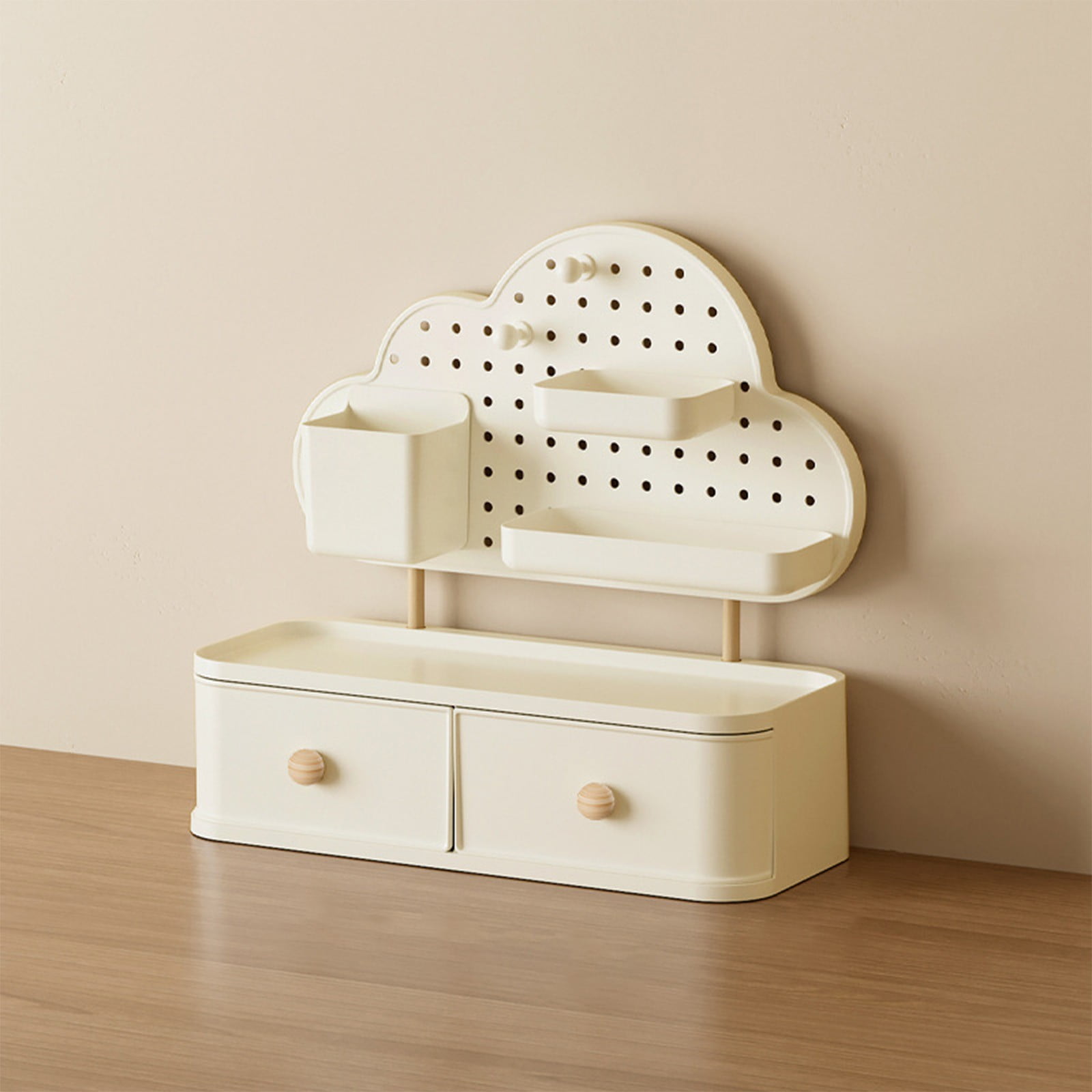 JVBTVB Modular Desk Organizer with Drawers, Large Capacity Storage Tray ...