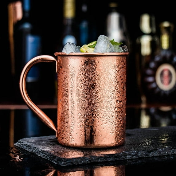 JVBTVB Moscow Mule Copper Mug 450ml Pure Copper Cup with Tin Lined ...