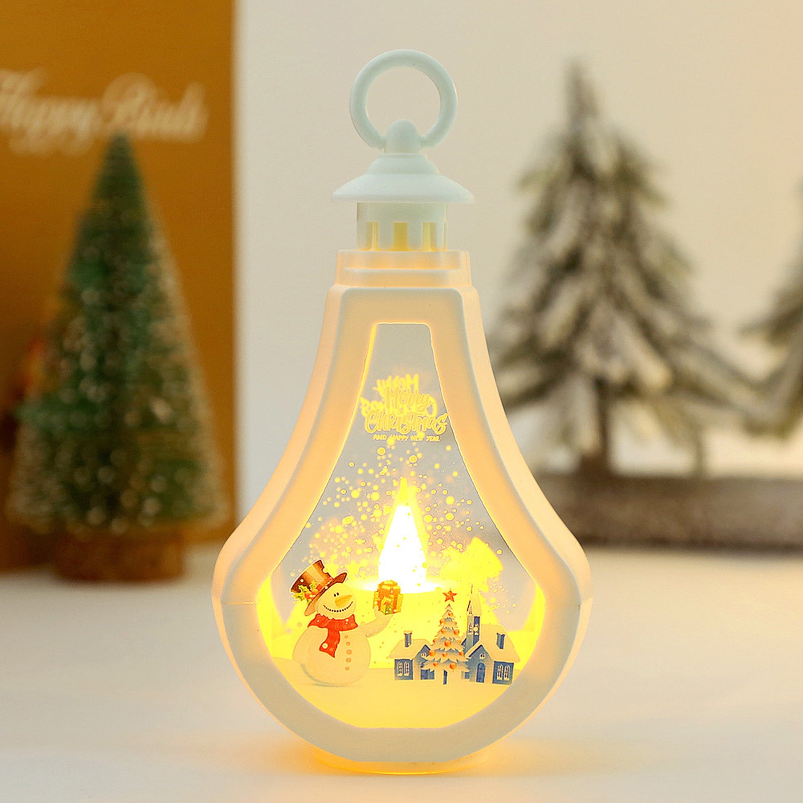 JVBTVB Retro Christmas String Lights – Portable Mini Wind Lantern Decor ...