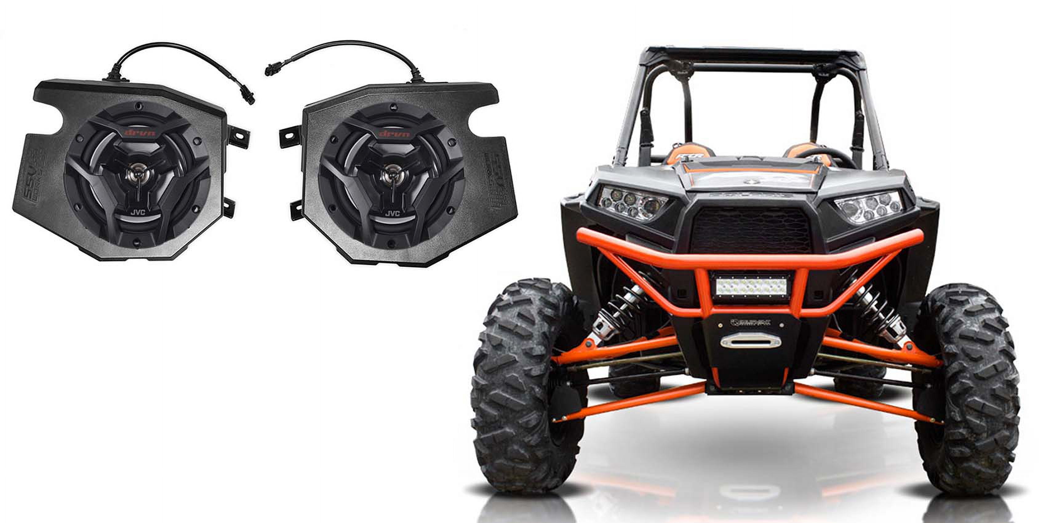 JVC 6.5" Speakers+Custom Speaker Pods for 2014-2017 Polaris RZR 1000 ...