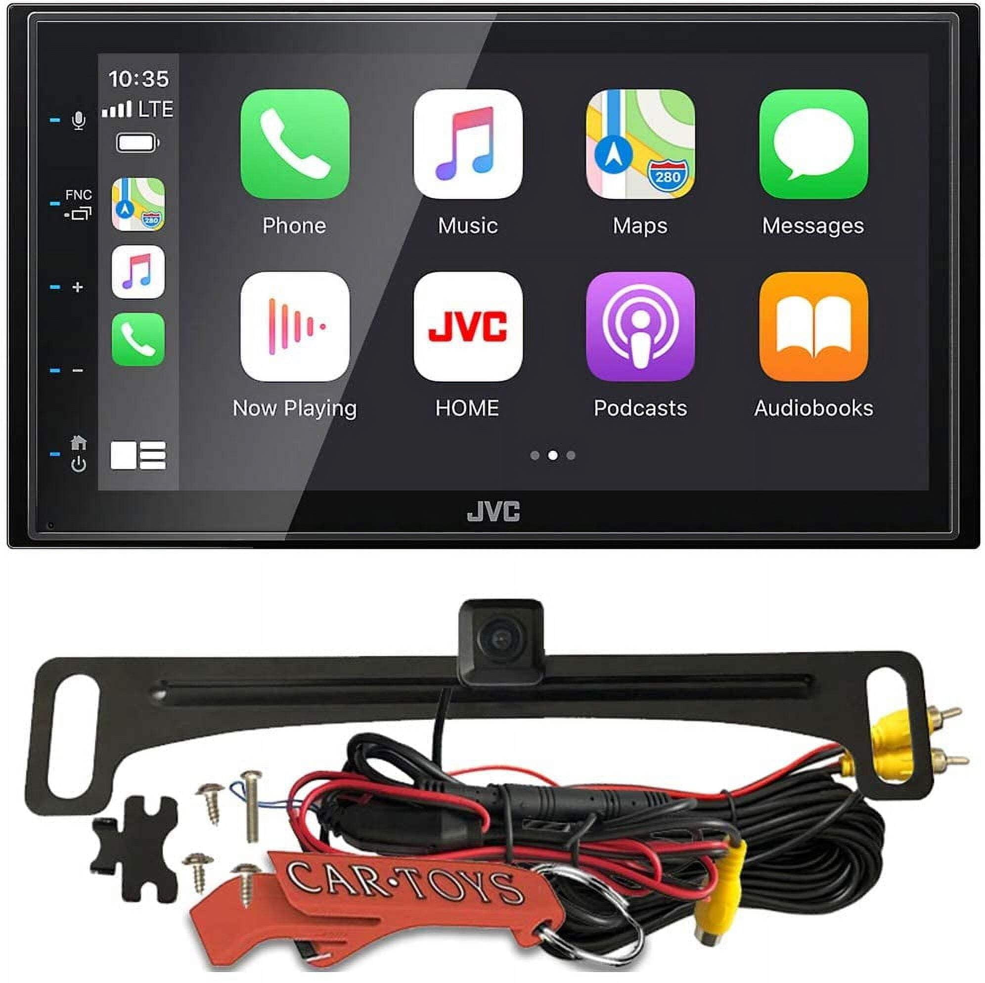 "JVC KW-M560BT 6.8"" Stereo, Voxx HD Backup Camera, Apple CarPlay ...