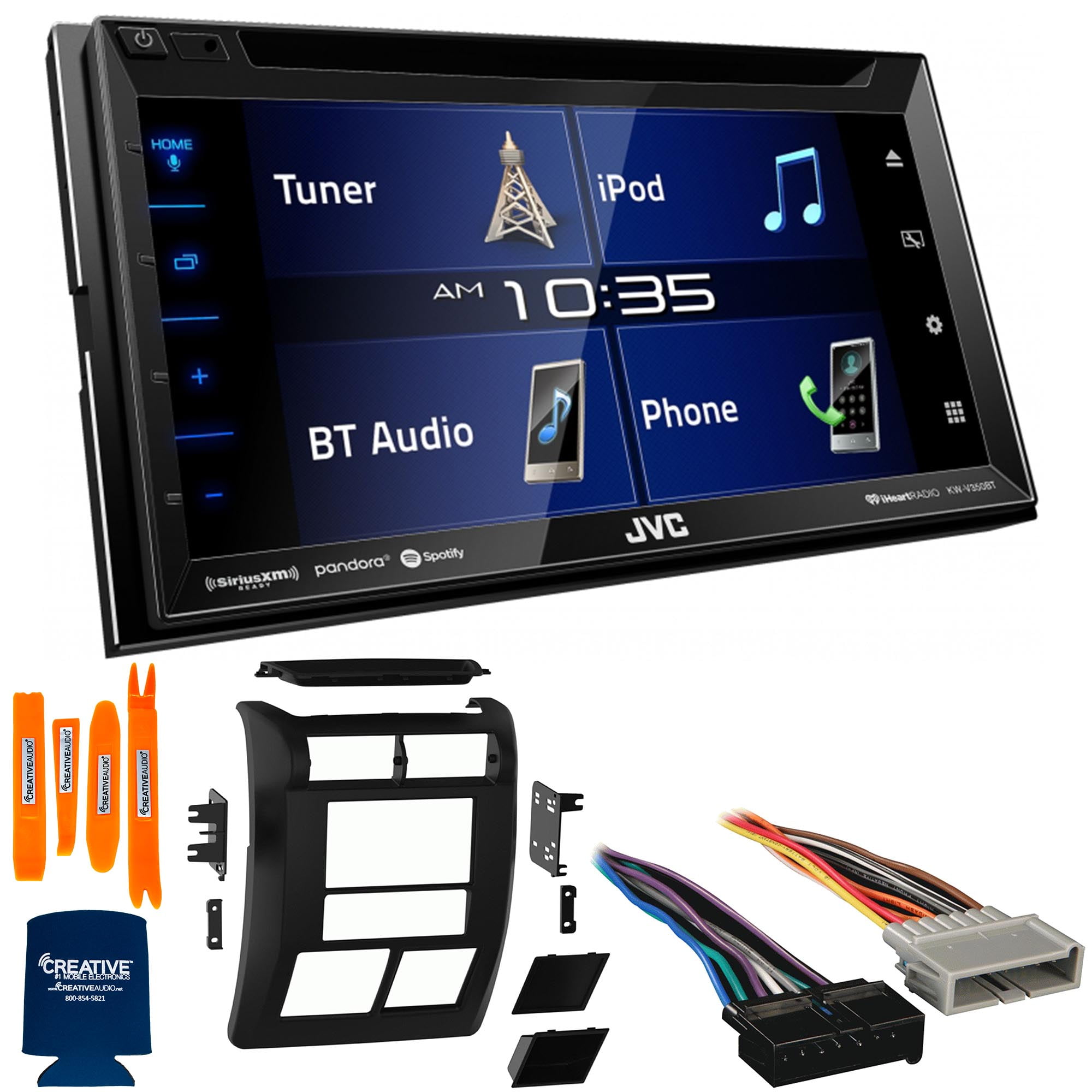 JVC Bundle - Dash Kit, Wiring Harness and Antenna Adaptor with JVC KW ...