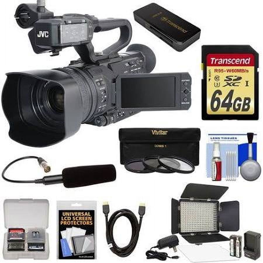 JVC GY-HM200U/250 Ultra 4K HD 4KCAM Professional Camcorder & Top Handle ...